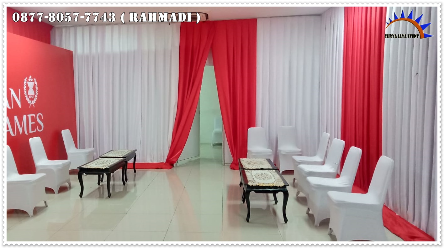 MENYEWAKAN TIRAI MERAH PUTIH EVENT SOLO – Pusat Sewa Alat Pesta Lengkap ...