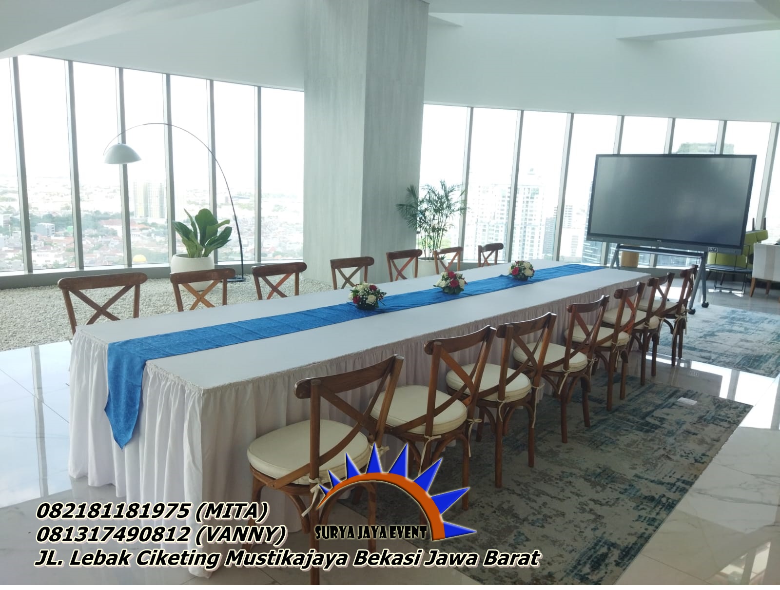 SEWA LONG TABLE MEJA PANJANG TAPLAK WARNA – WARNI JAKARTA – Pusat Sewa ...
