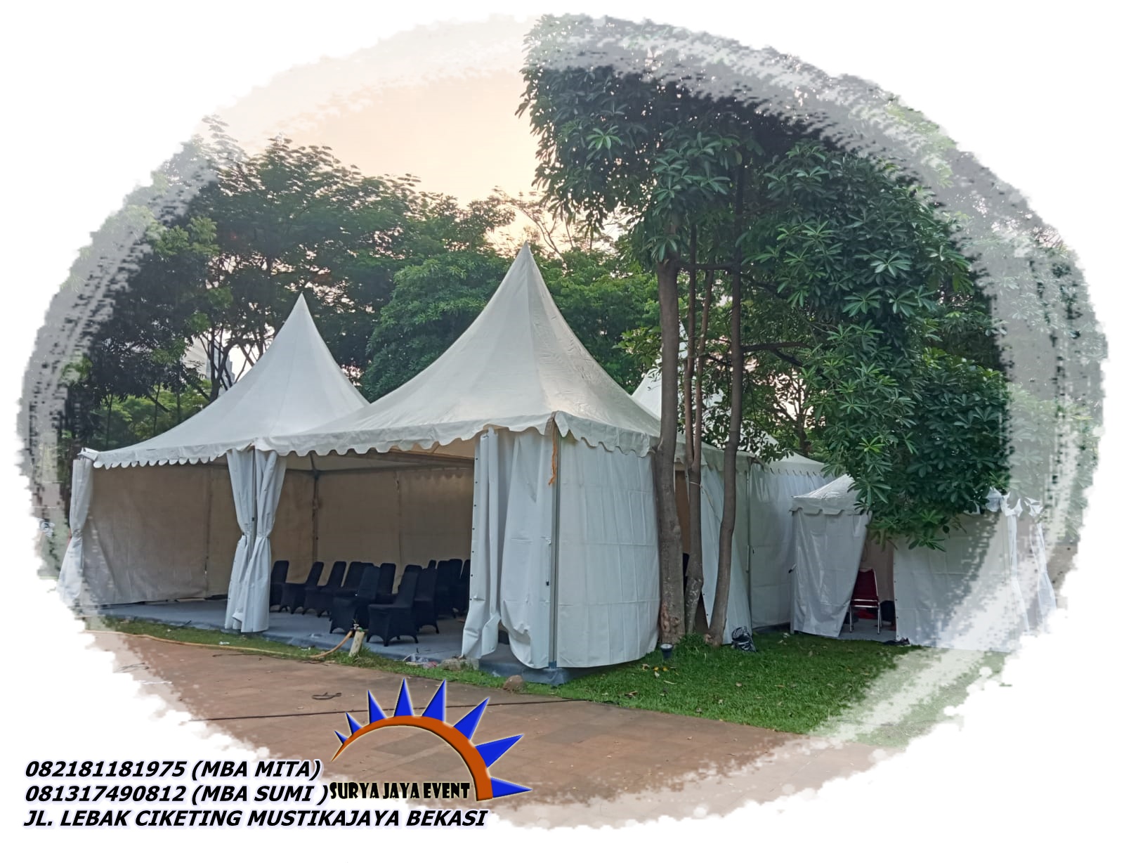 Sewa Tenda Type Atap Kerucut Sarnafil Event GBK Jakarta – Pusat Sewa ...