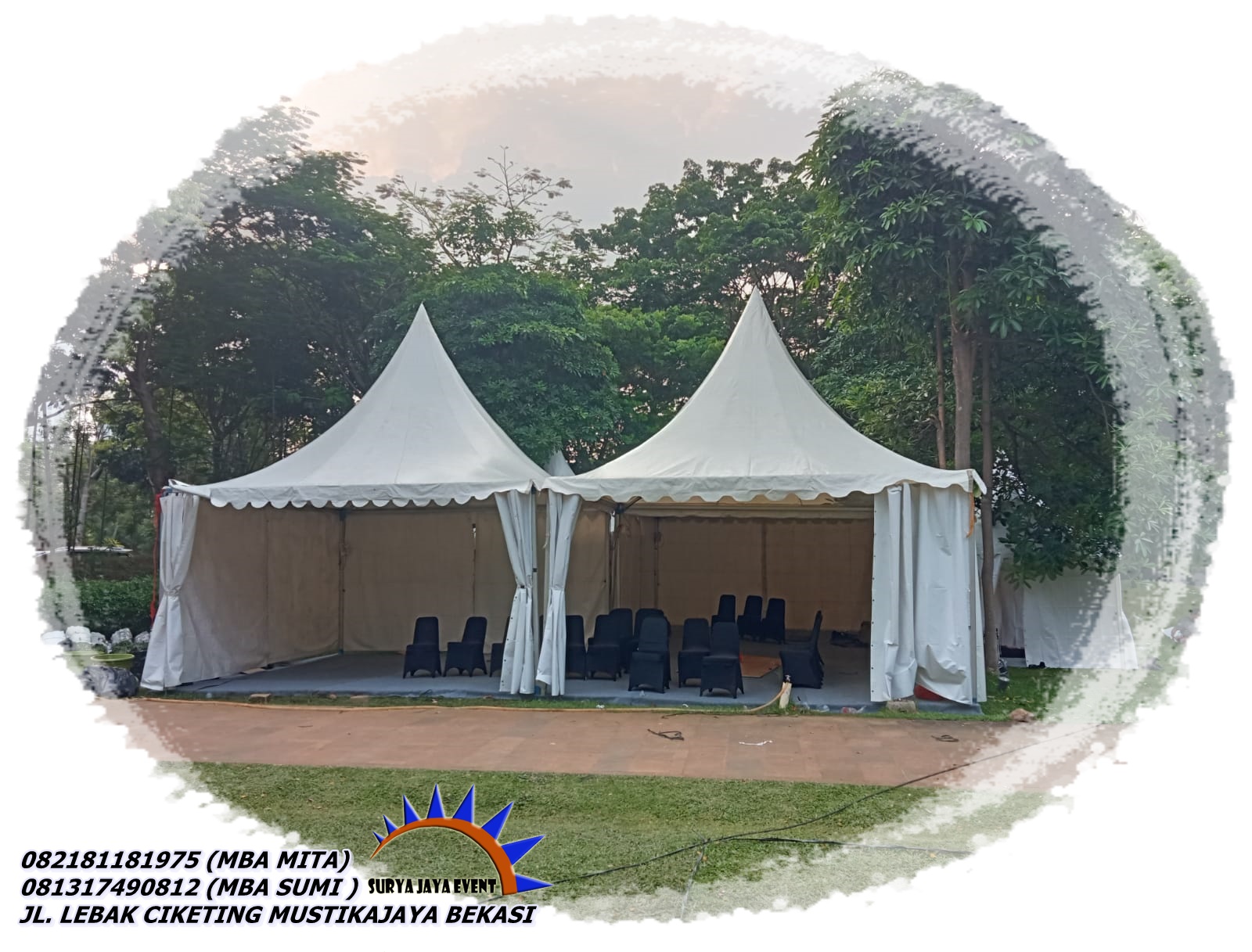 Sewa Tenda Type Atap Kerucut Sarnafil Event GBK Jakarta – Pusat Sewa ...