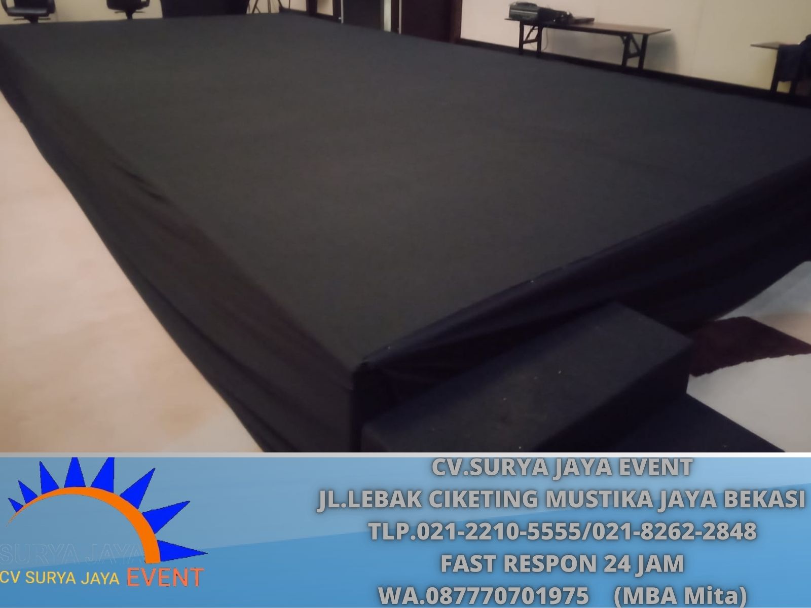 Sewa Panggung Lebar Karpet Hitam Type Indoor di Jakarta – Pusat Sewa ...
