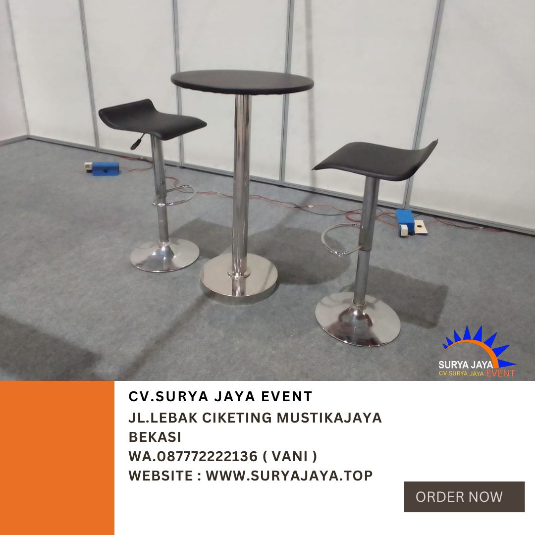 Sewa Meja Dan Kursi Bar Hitam Kemayoran Jakarta – Pusat Sewa Alat Pesta ...