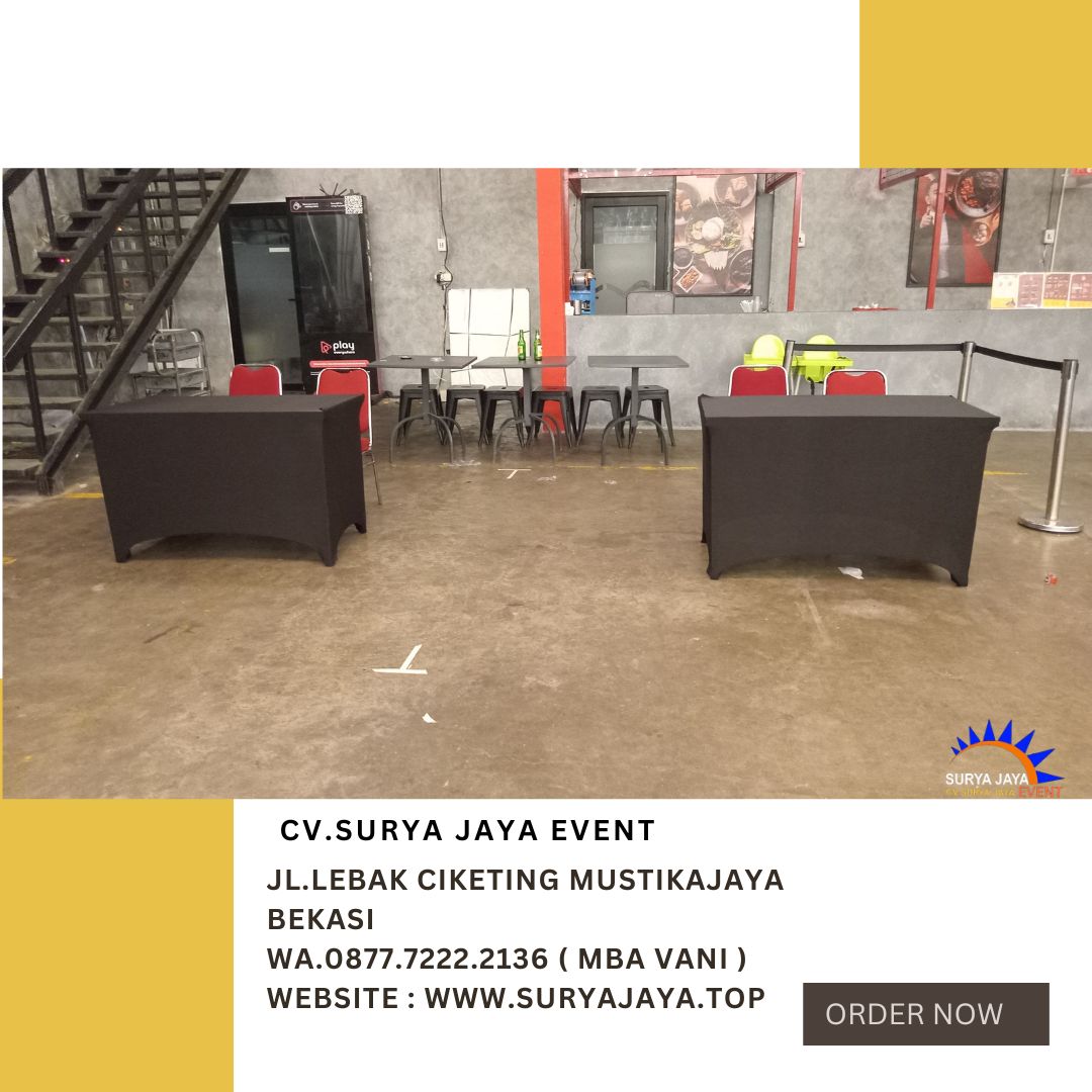 Sewa Meja Kotak HPL Cover Hitam Promo Akhir Tahun Area Jakarta – Pusat ...