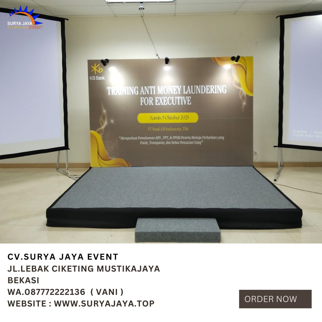 Sewa Panggung Dan Backdrop Event Menara Sentraya Jakarta Selatan ...