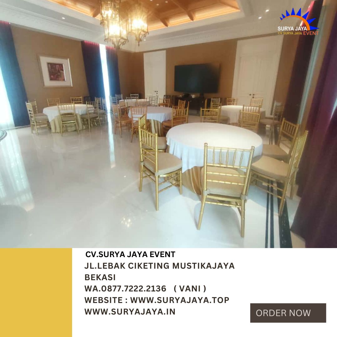 Spesialis Rental Kursi Tiffany VIP Gold Bahan Kayu Jati Depok – Pusat ...