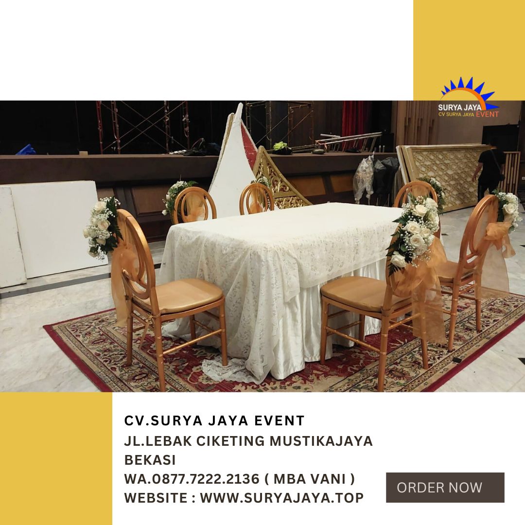 Rental Kursi Olivia Dan Tiffany Kayu Warna Gold Area Simpruk – Pusat ...